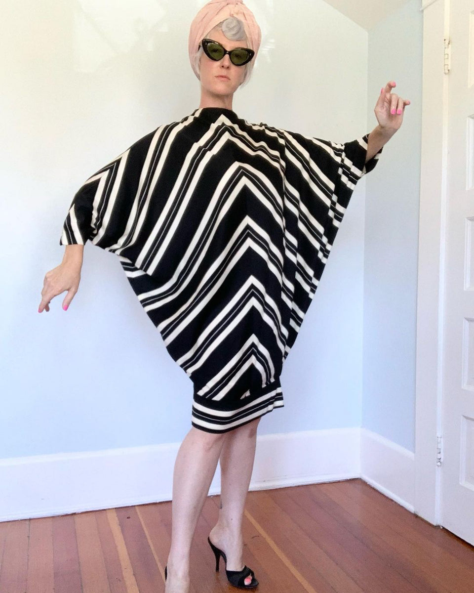 1960s Op Art Kite Dress – butchwaxvintage