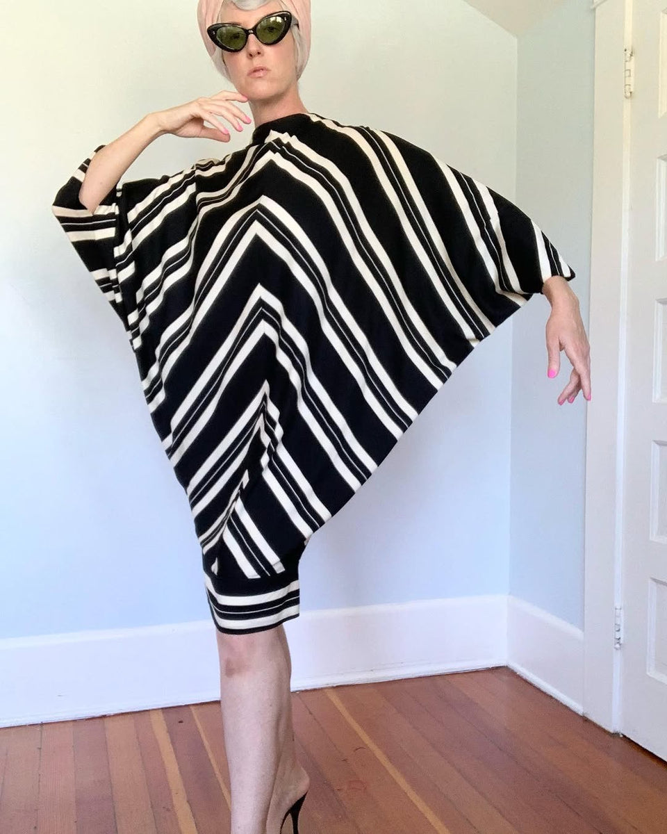 1960s Op-Art Kite Dress – butchwaxvintage